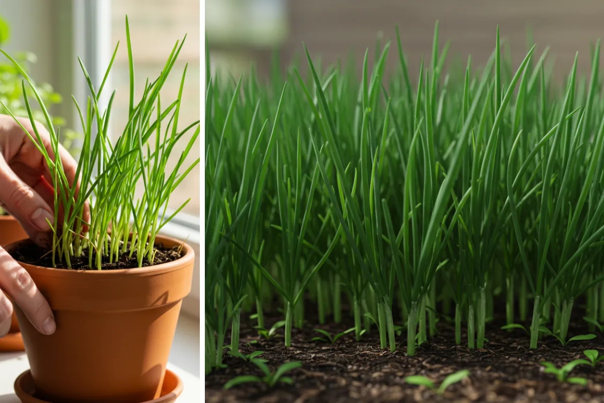 Como plantar cebolinha em casa:temperos frescos na sua horta